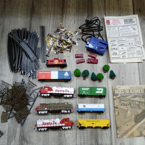 VINTAGE Life-Like Train set HEAVY HAULER 8727 HO Scale Santa Fe READ | eBay