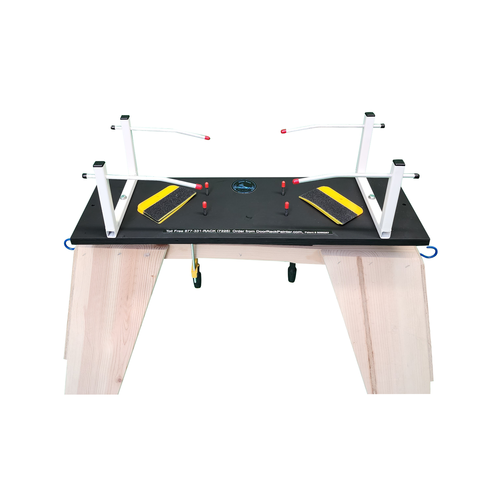 Rotating Spray & 18 Door Dry Rack (Spray & Store 18 Cabinet Doors Both ...