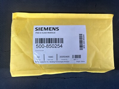 Siemens PAD-4-CLSA Module NAC extender circuit board 500-850254 Fire ...