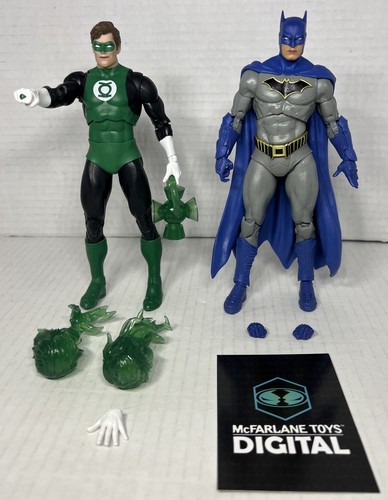 McFarlane DC Digital Green Lantern Hal Jordan & Batman Loose Figures ...