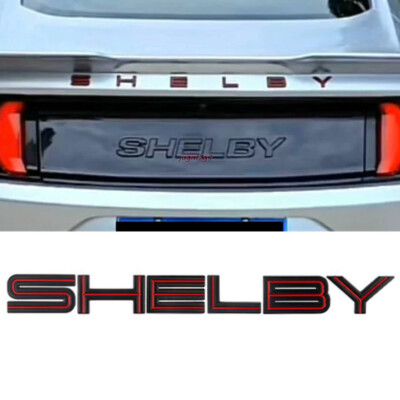 3d Trunk Lid SHELBY Lettering Decal SUPER SNAKE Metal Emblem Badge ...