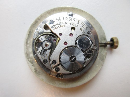 Tissot cal. 781 Swiss watch movement dial & hands - for parts | eBay