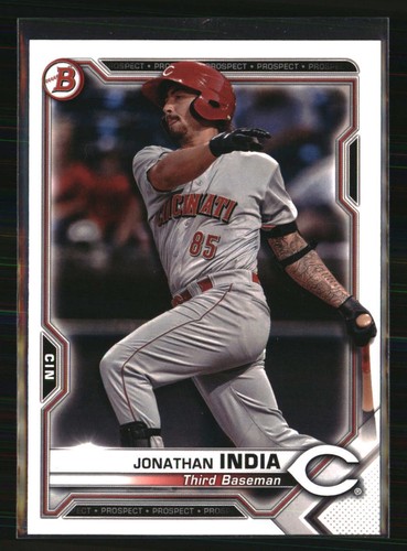 Jonathan India 2021 Bowman Prospects #BP-46 BASEBALL Card Reds | eBay