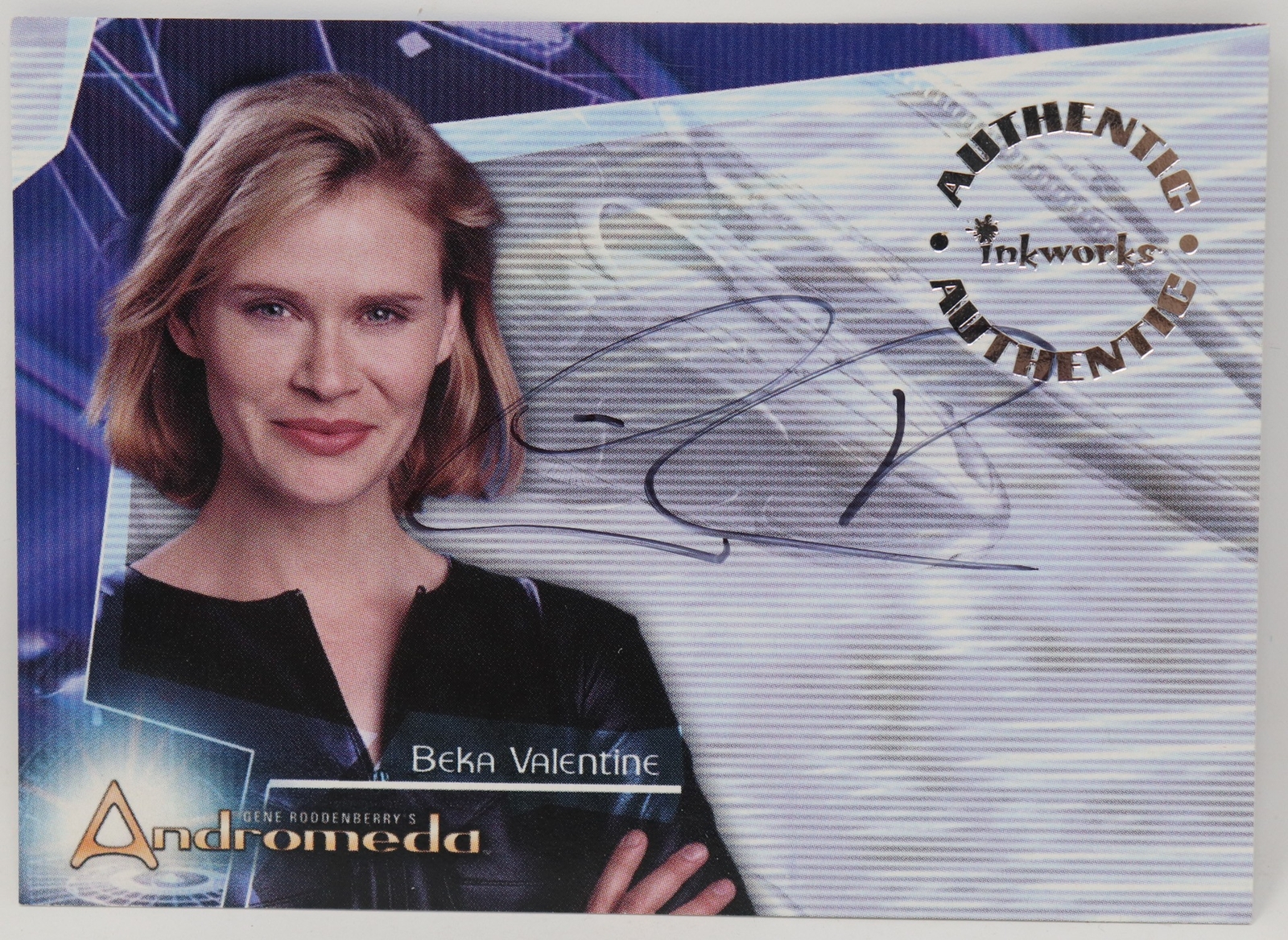 2001 Inkworks Andromeda Lisa Ryder Beka Valentine A2 autograph card | eBay