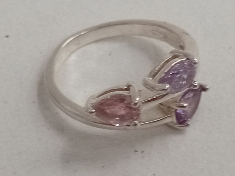 Bundle 925 Sterling Silver Rings 5 Pieces Various Styles & Sizes 14.19g | eBay UK