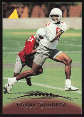 1995 Pinnacle #219 Frank Sanders Rookie Arizona Cardinals | eBay