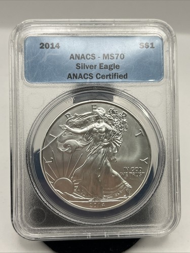 2014 - American Silver Eagle ANACS MS70 - Uncirculated One Dollar Coin | eBay
