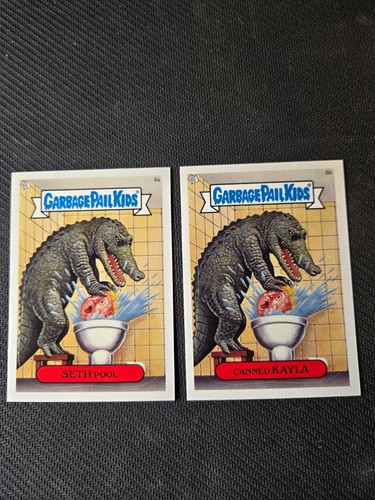 MINT-Set of 2-2003 Garbage Pail Kids - Seth Pool & Canned Kayla 6a/6b ...