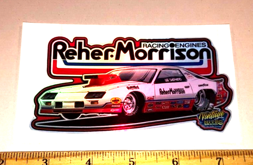 Lee Shepherd REHER-MORRISON Racing PRO STOCK NHRA HOLOGRAPHIC Decal ...