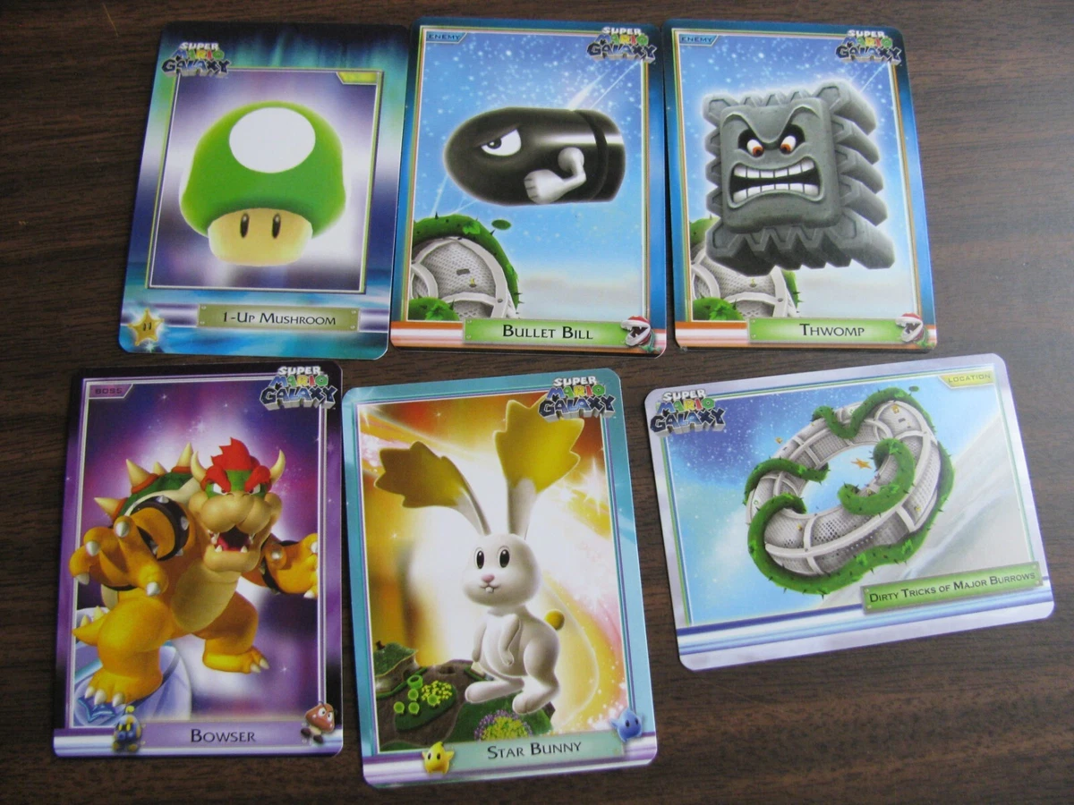 Super Mario Galaxy Bosses Cards
