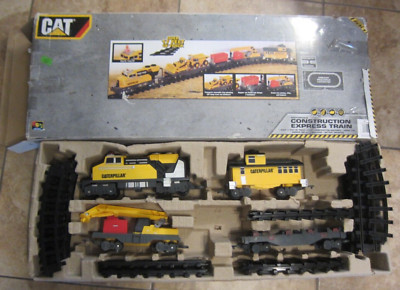 CAT Caterpillar Construction Express Toy Train Set Battery Powered ...