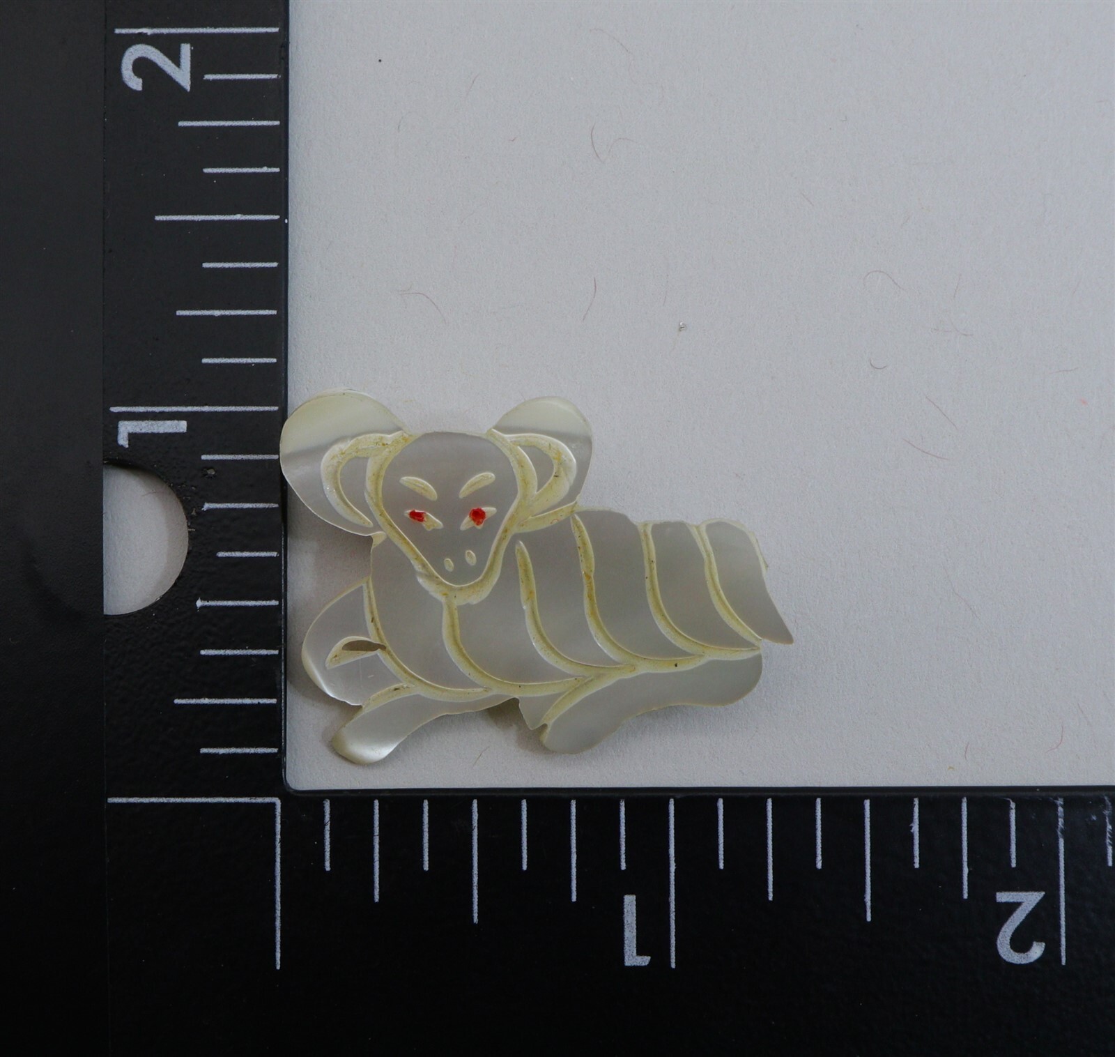 Vintage Costume Jewelry Hand Carved MOP Shell Lamb Pin | eBay