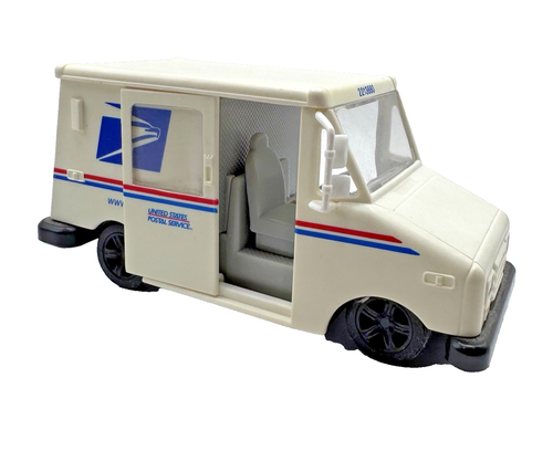 2006 USPS Mail Truck Model 1 Drives Pulls Back Kids Toy Missing Side ...