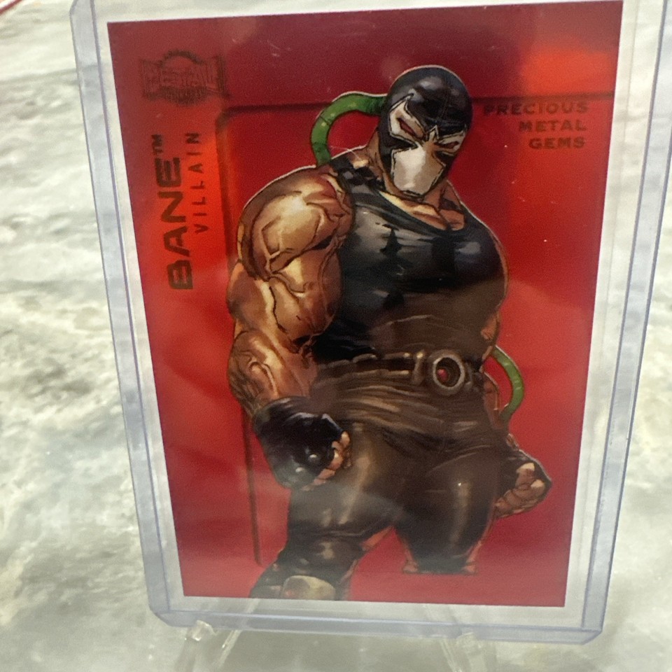 2025 Skybox Metal Universe Batman Bane #149 Red PMG Gems /100 Gems SSP ...