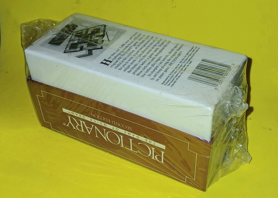 Pictionary Second Edition Game Expansion Card Set No. 133 1987 New ...