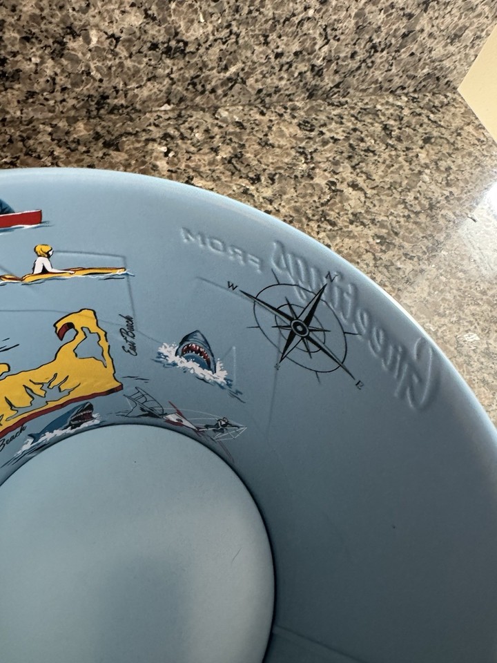 Jaws 50th Anniversary Popcorn Shark Chum Bucket Tin Amity Island | eBay