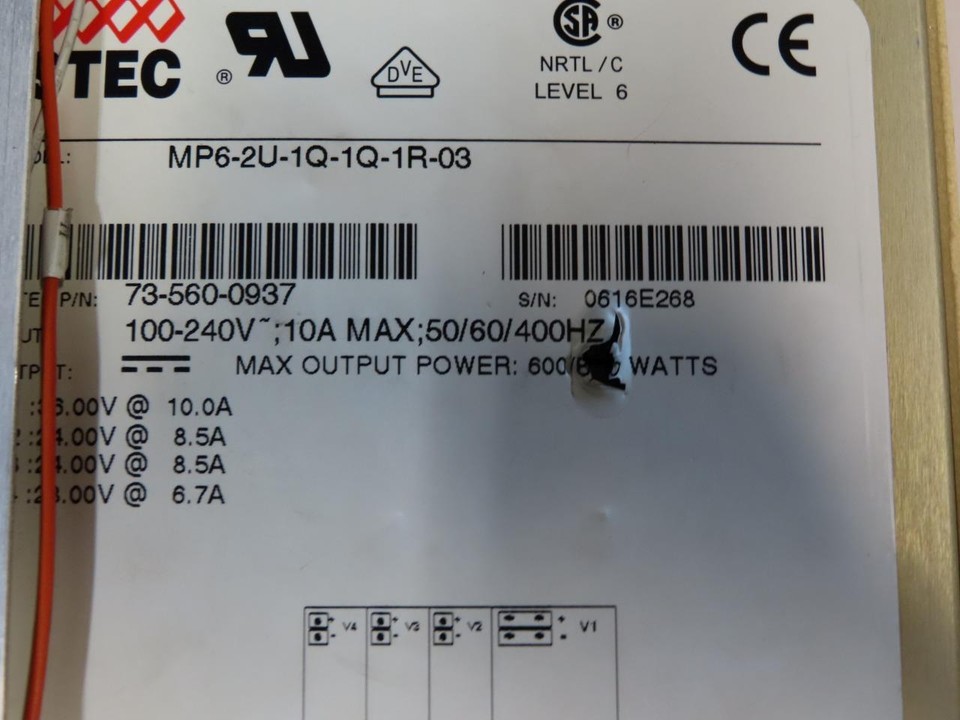 ASTEC MP6-2U-1Q-1Q-1R-03 POWER SUPPLY 73-560-0937 | eBay