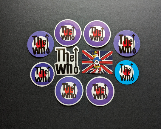 The Who Stickers, Classic Rock Band Stickers, Laptop Stickers, The Who ...