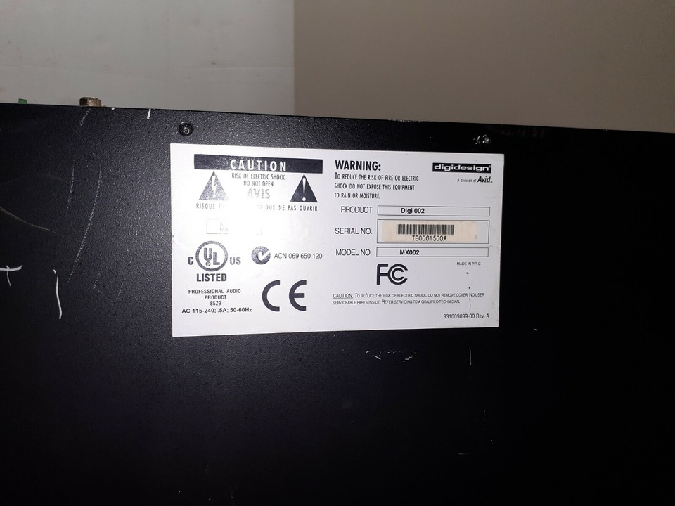 Digidesign -- Digi002 Studio Digital Mixer MX002, c-x | eBay