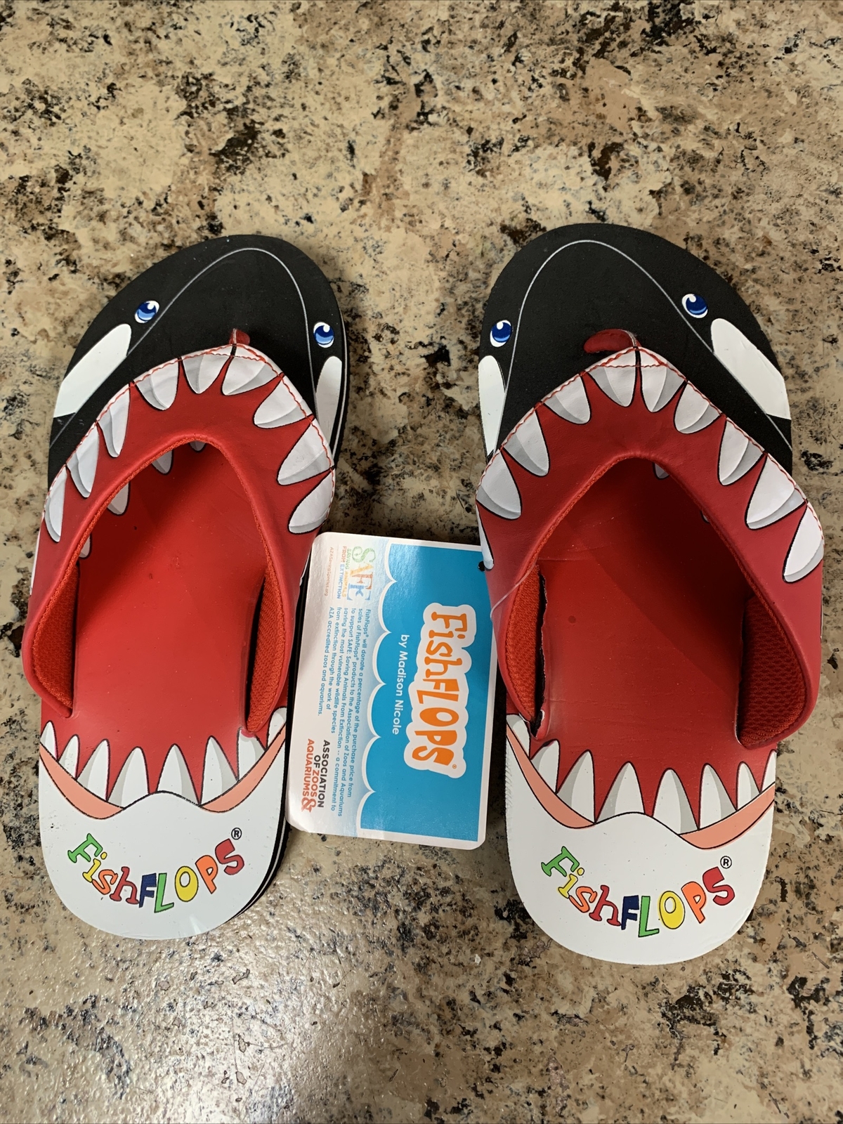 FISHFLOPS MADISON NICOLE Kids SANDALS Orkicky SIZE 13/1 Fish Flops New ...