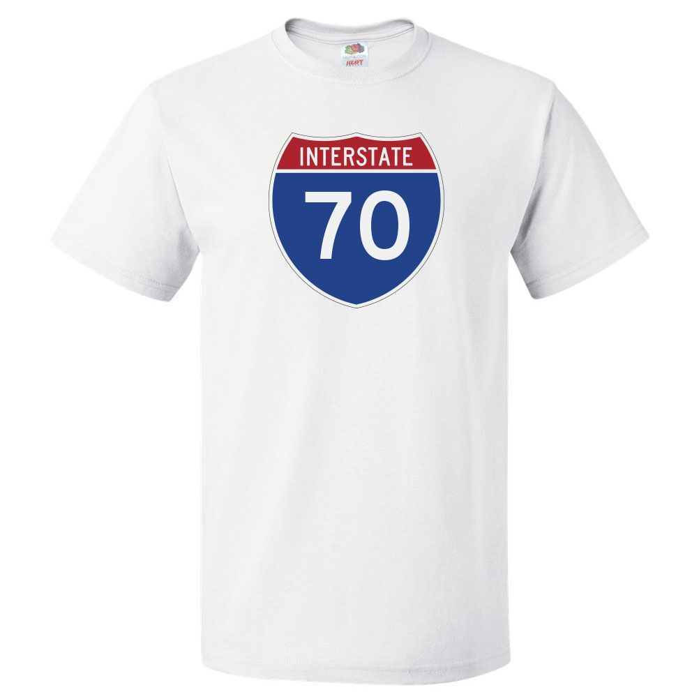 I70 Shirt Interstate 70 T Shirt I-70 Highway Tee | eBay