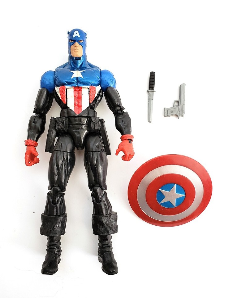2012 Marvel Legends Captain America Bucky Cap 6" Figure Complete Arnim ...