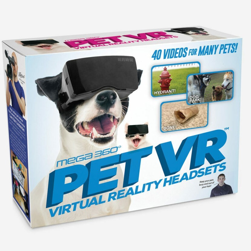 PET VR Prank Fake Gag Funny PARODY Joke Gift Box dog cat Virtual ...