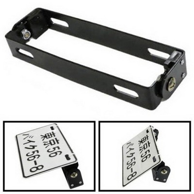 180° Angle Adjustable License Plate Mount Bracket for Motorcycle Bike ...