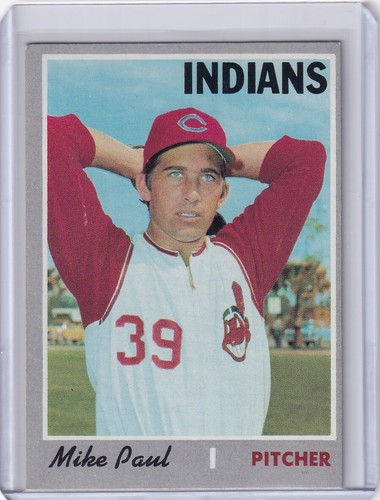 1970 Topps Baseball #582 Mike Paul - Cleveland Indians | eBay
