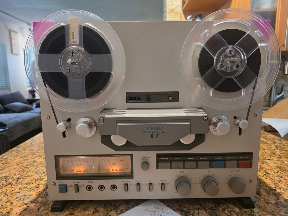 TEAC X-7 Dual Capstant Drive reel to reel tape deck GOOD CONDITION ...