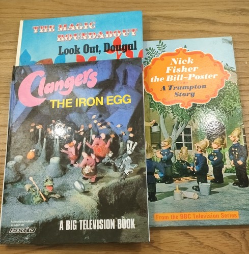 Vintage Annuals BBC The Clanger's , Magic Roundabout. Trumpton Story ...