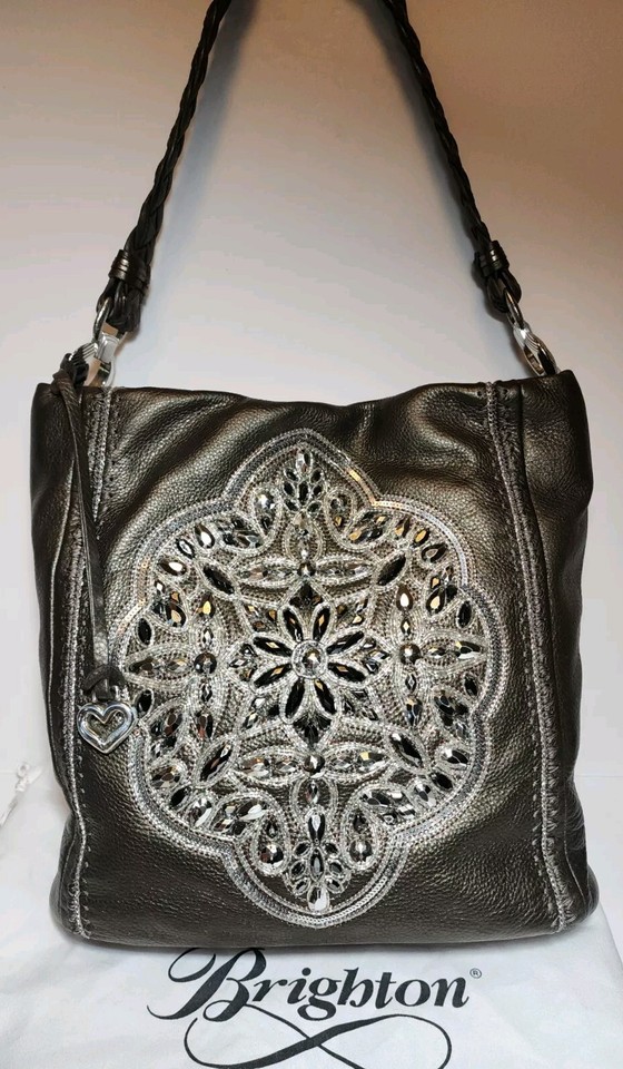 BRIGHTON PEWTER ANJU MASTERPIECE COLLECTION JEWELED EMBELLISHED ...