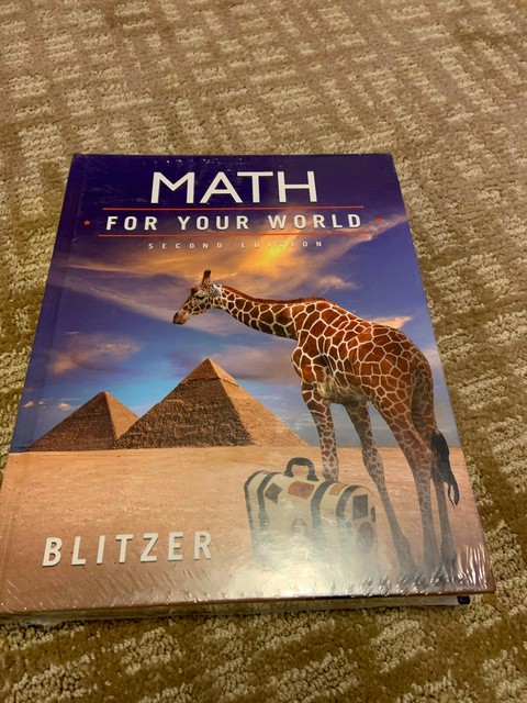 Math for Your World by Robert Blitzer (2015, Hardcover) for sale online ...