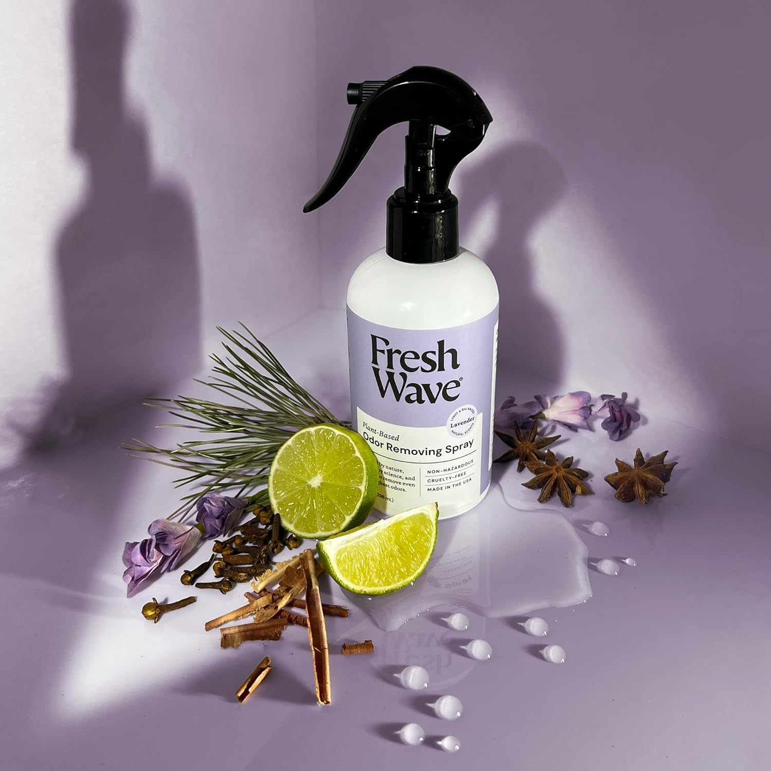 Fresh Wave Lavender Odor Eliminator Spray & Air Freshener, 8 Oz. Pack ...