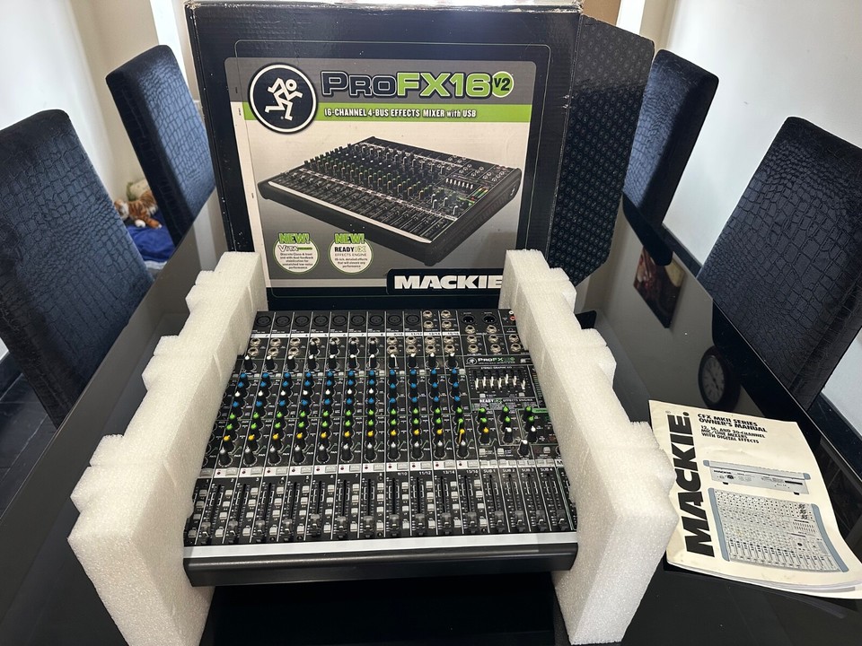 Mackie ProFX16 V2 Professional Mic/Line 16 Channel 4-Bus Mixer NOT ...