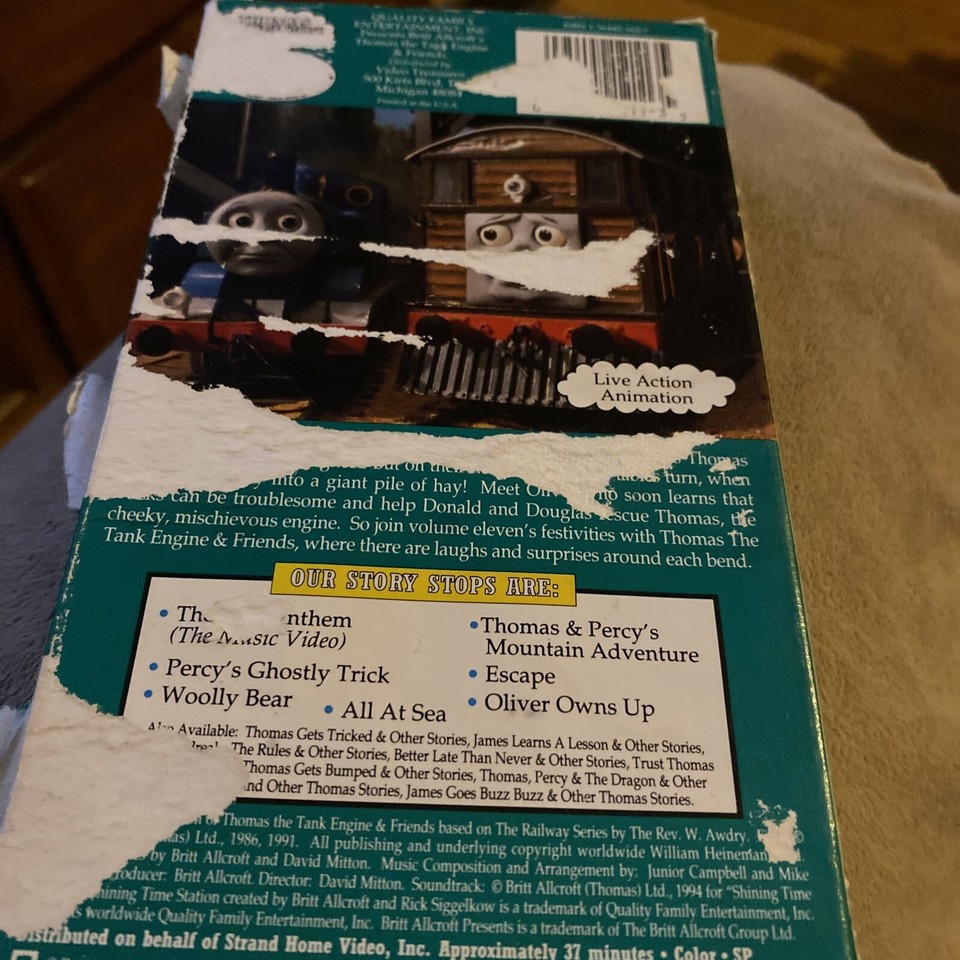 Thomas The Tank Engine & Friends Percy's Ghostly Trick VHS 1991 George ...