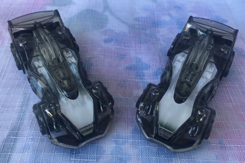 2 Speed Racer Gray Cars - GHOST RACE CARS - McDonald's Happy Meal Toy ...