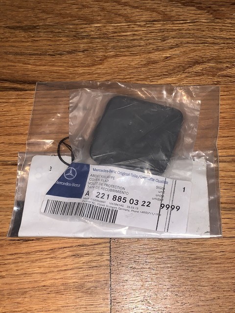 OEM MERCEDES BENZ S Class W221 Front Bumper Tow Hook Cover Cap ...