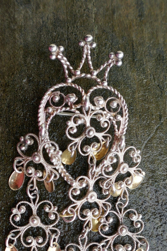 Vintage Norwegian 830S Silver Solje Large Wedding Brooch / Pin | eBay