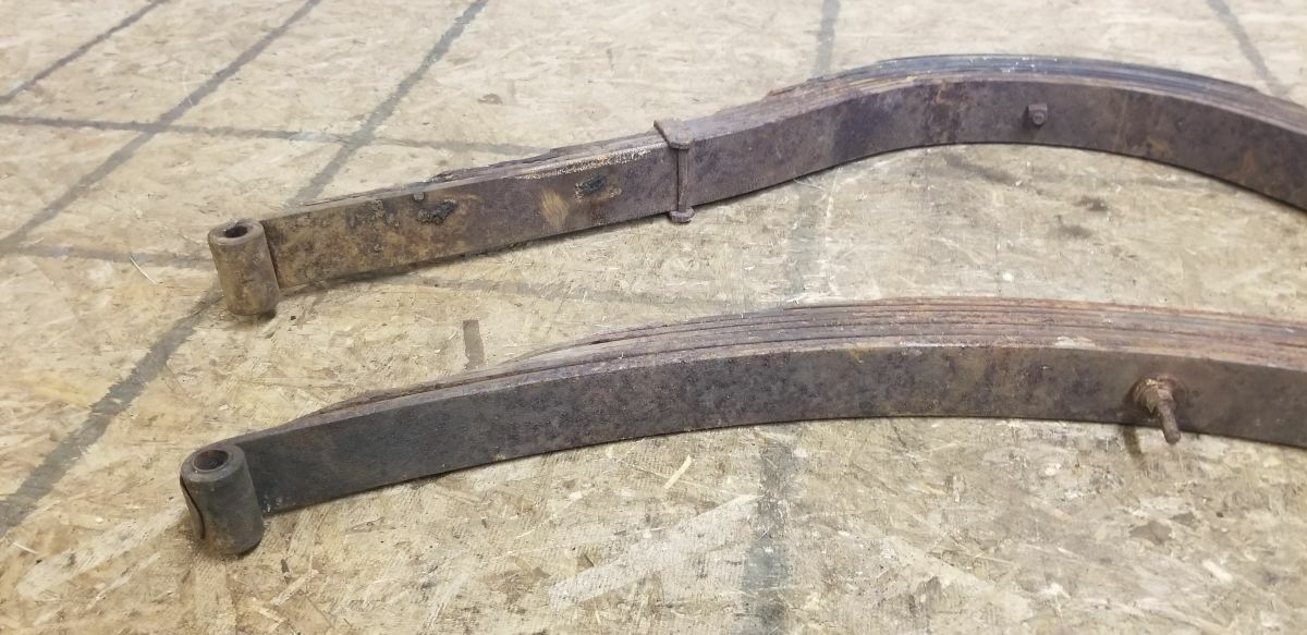 1928 - 1931 Ford model AA Truck Rear & Front Leaf Spring Front: 38 1/2 ...