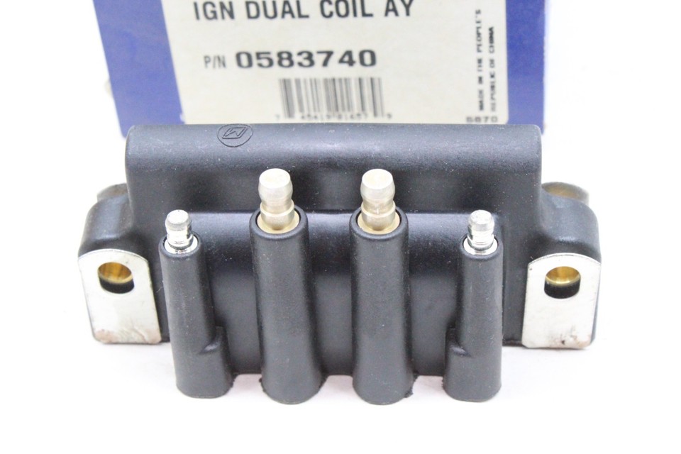 Nos Oem Genuine OMC Johnson/Evinrude Dual Ignition Coil 583740, 0583740 ...