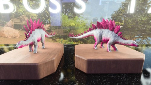 ARK ASCENDED PVE OFFICIAL PAIR BABY STEGO BARBIE TOP STATUS PC/XBOX/PS5 ...