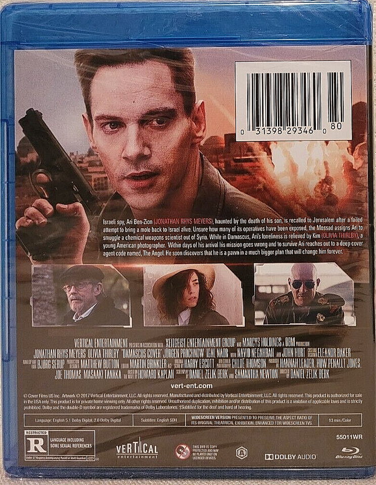Damascus Cover (Blu-ray, 2017) Jonathan Ryes Meyers - Brand New, Sealed ...