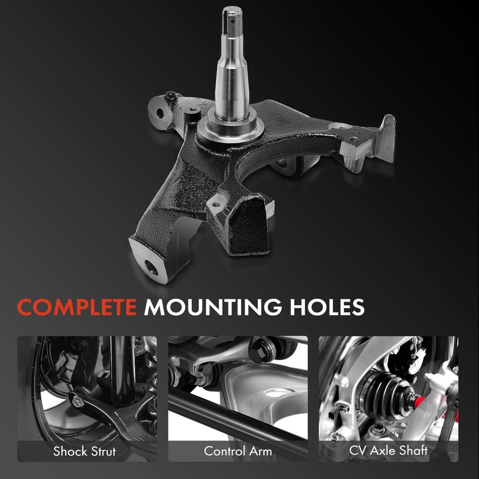 2x Front 2" Drop Lowering Spindle for Chevy Silverado C1500 C2500 GMC ...