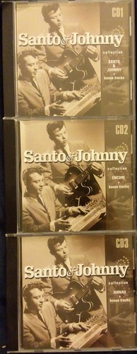 SANTO & JOHNNY COLLECTION CD 3-Disc Set (NO slip case) 36 tracks (+6 ...