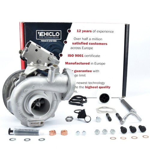 Turbocharger 750080 BMW 525 d E60 E61 2497 ccm 132 kW 177 BHP + GASKETS ...