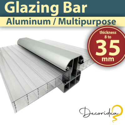 Self Supporting Rafter Glazing Bars Porch Canopy Glass Polycarbonate ...