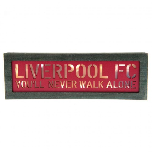 Liverpool FC Light Up Wooden Sign LFC Official | eBay UK