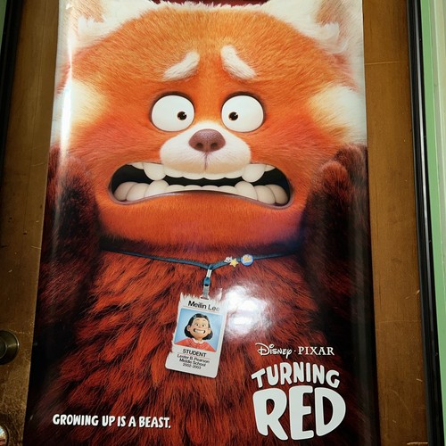 Turning Red Disney 2022 Double Sided Original Movie Poster 27" x 40" | eBay