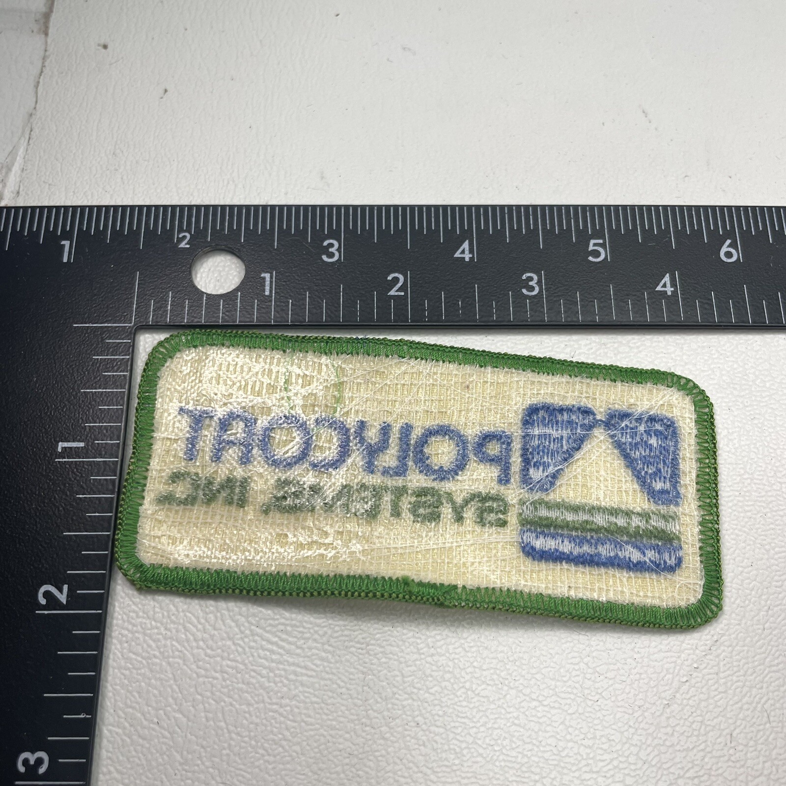 Vtg POLYCOAT SYSTEMS INC. Advertising Patch 00XT | eBay